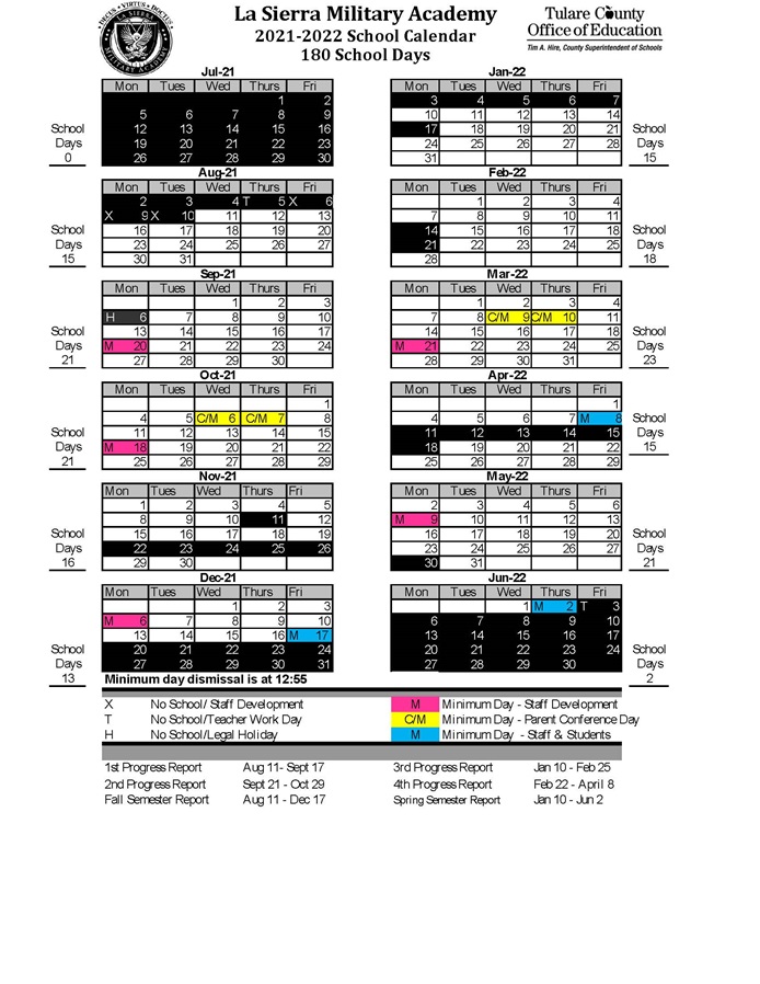 TCOE School Calendar tcoe-school-calendar